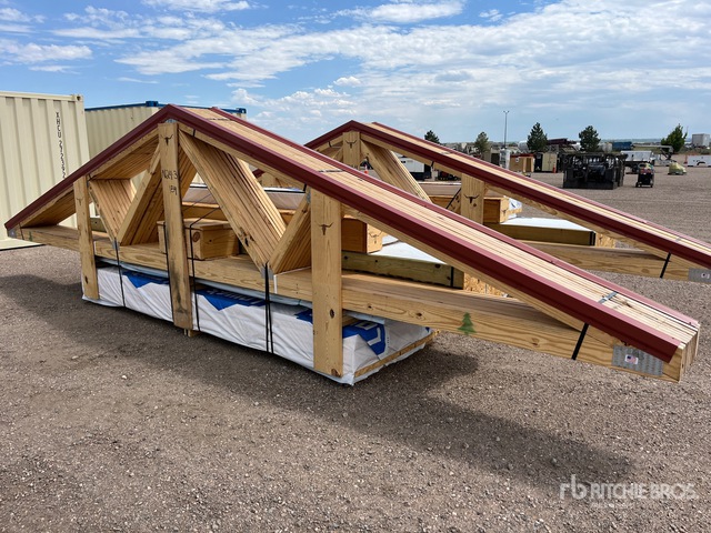 16 Ft x 24 Ft x 40 Ft Pole Barn Package Storage Building (Unused ...