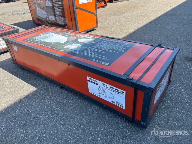 TMG Industrial ST2031P 20 ft x 30 ft Arch Wall Peak Ceiling Storage ...