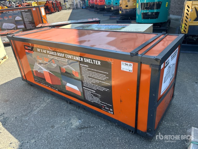 TMG Industrial ST3040C 30 ft x 40 ft Container Shelter (Unused ...