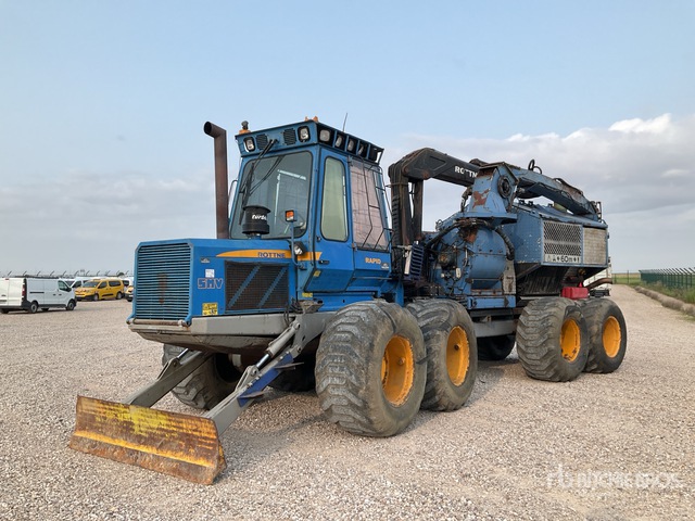 1998 Rottne SMV Rapid 8x8 Chipper Log Forwarder | Ritchie Bros. Auctioneers