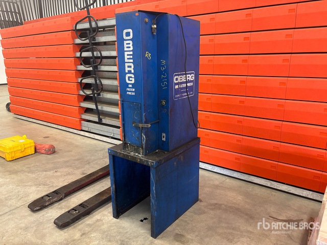 Oberg P-200 Oil Filter Press | Ritchie Bros. Auctioneers