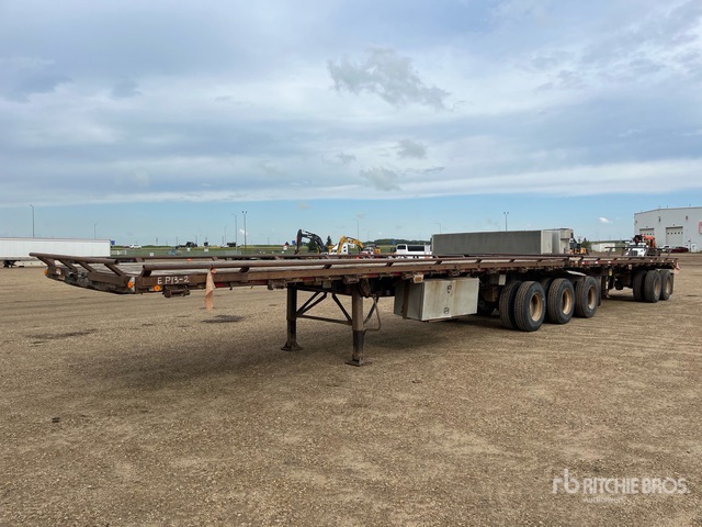 2007 Lode King 32 ft Super B-Train Lead Flatbed Trailer | Ritchie Bros ...
