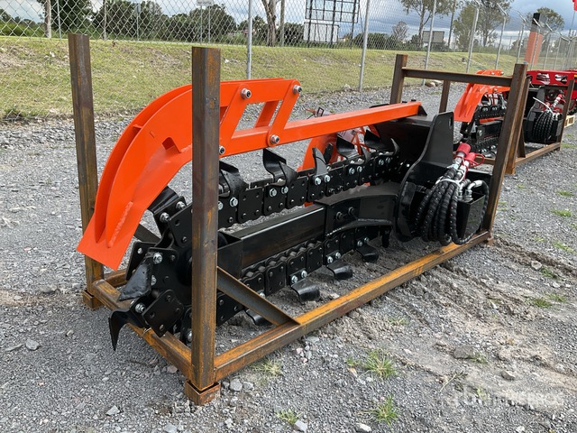 2025 GIYI X39 Mini Zanjadora para Minicargador (Sin Usar) / Skid Steer ...