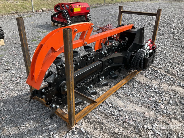 2025 GIYI X39 Mini Zanjadora para Minicargador (Sin Usar) / Skid Steer ...