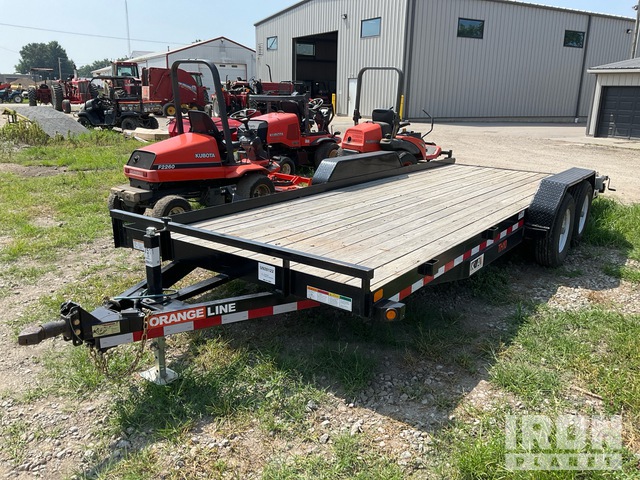 Orange Line TH10-20BK4CR 20 ft T/A Equipment Trailer in STERLING, Ohio ...