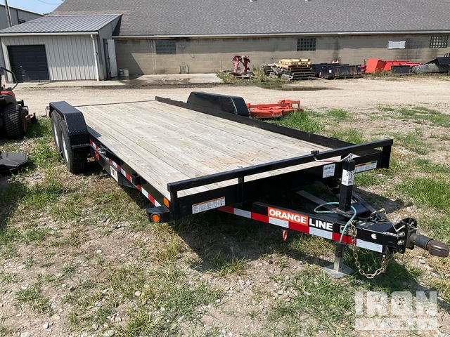 Orange Line TH10-20BK4CR 20 ft T/A Equipment Trailer in STERLING, Ohio ...