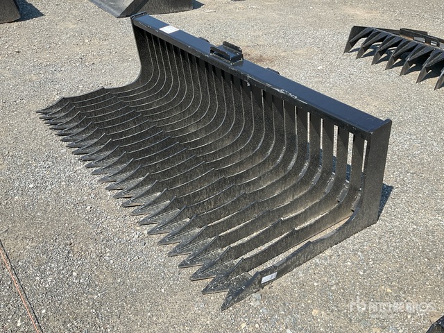 2025 Kit Containers QT-SB-L72 71 in Skid Steer Root Rake (Unused ...