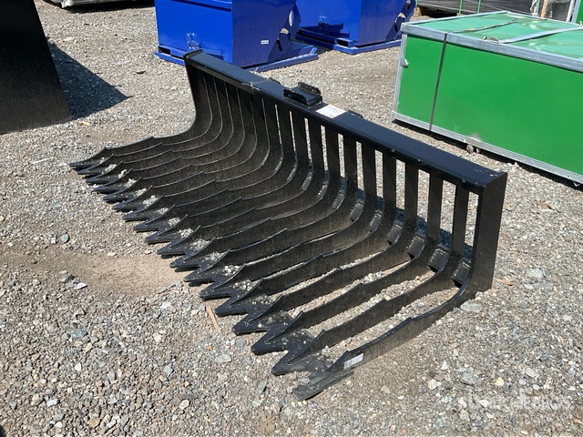 2025 Kit Containers QT-SB-L76-V3 75 in Skid Steer Root Rake (Unused ...