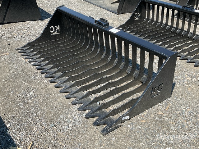 2025 Kit Containers QT-SB-H76-V3 75 in Skid Steer Root Rake (Unused ...