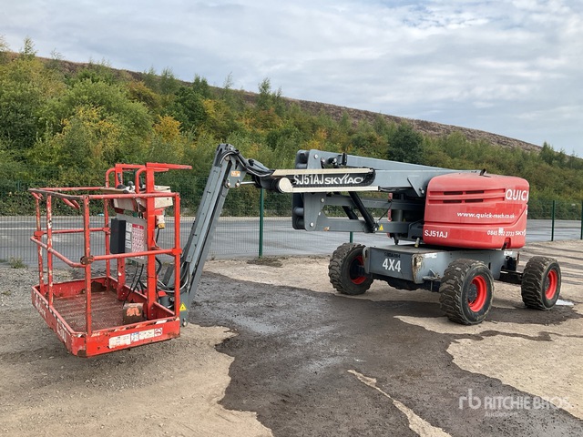 2016 Skyjack SJ51AJ 4WD Diesel Articulating Boom Lift | Ritchie Bros ...