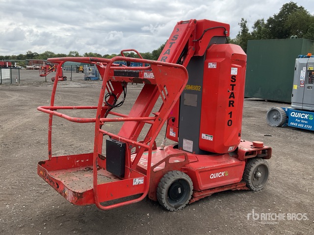 2015 Haulotte STAR 10 Electric 10 MTR Electric Mast Boom Articulating ...