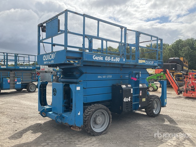 2015 Genie GS5390 4x4 Diesel Scissor Lift | Ritchie Bros. Auctioneers