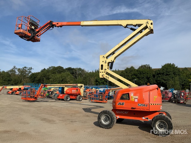 2015 JLG 520AJ 4WD Diesel Diesel Boom 17MTR artic Articulating Boom ...