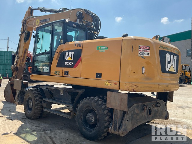 2018 Cat M322F Wheel Excavator in Mount Vernon, New York, United States ...