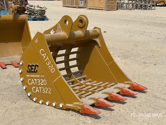SEC 1470 mm Skeleton Godet d'excavatrice - Fits Cat 320 (Unused ...
