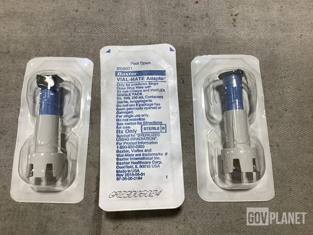 (7) Boxes of Vial-Mate Adaptors & (72) Boxes of Extension Sets in ...