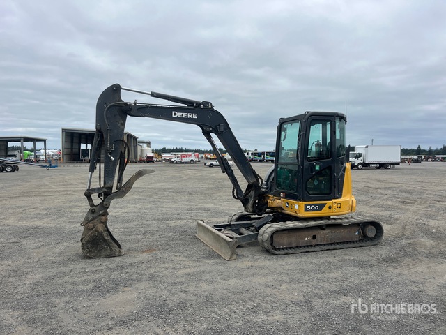 2020 John Deere 50G Mini Excavator | Ritchie Bros. Auctioneers