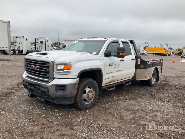 2018 GMC Sierra 3500HD 4x4 Extended Cab Flatbed Truck | Ritchie Bros ...