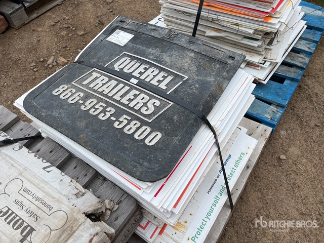 Quantity of (49) Plastic coroplast construction road signs Road Signs ...