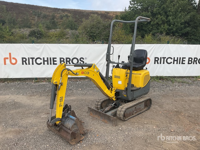2021 Wacker Neuson 803 Mini Excavator | Ritchie Bros. Auctioneers