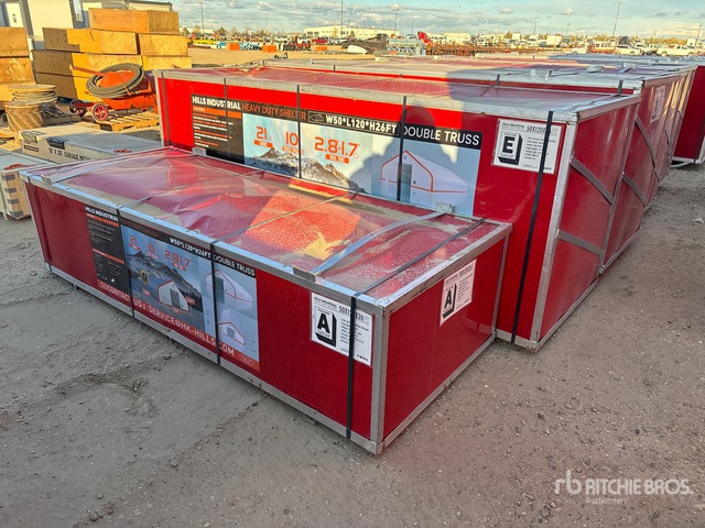 2025 HIlls Industrial 1005026 50 ft x 120 ft x 26 ft Storage Building ...
