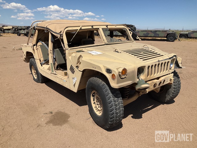 Surplus 2010 AM General M1097R1 HMMWV 4 Door Soft Top w/Truck Body in ...