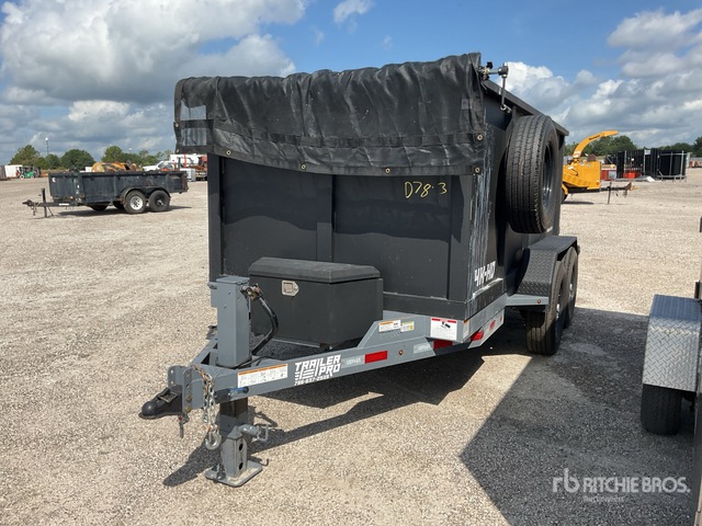 2025 Trailer Pro 12 ft T/A Tipping Utility Trailer | Ritchie Bros ...