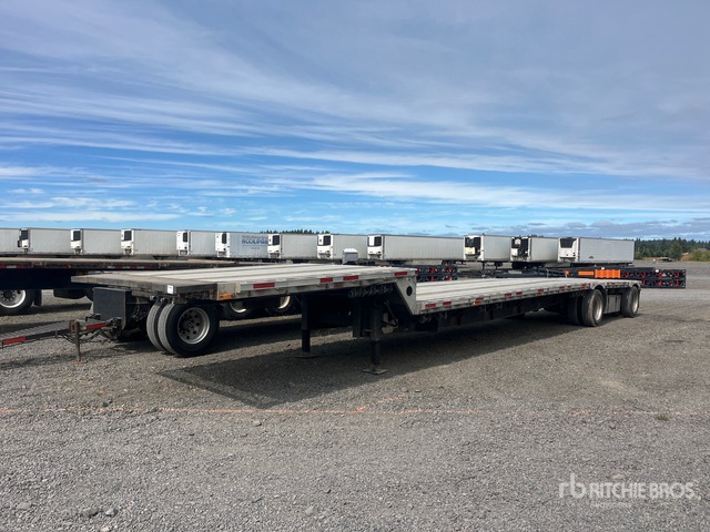 2002 Transcraft Eagle W2 48 ft T/A Spread Axle Step Deck Trailer ...
