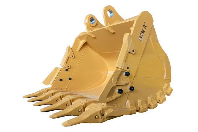 2025 Warrior WBRC30-1700 67 in Digging Excavator Bucket - Fits Cat 336 ...