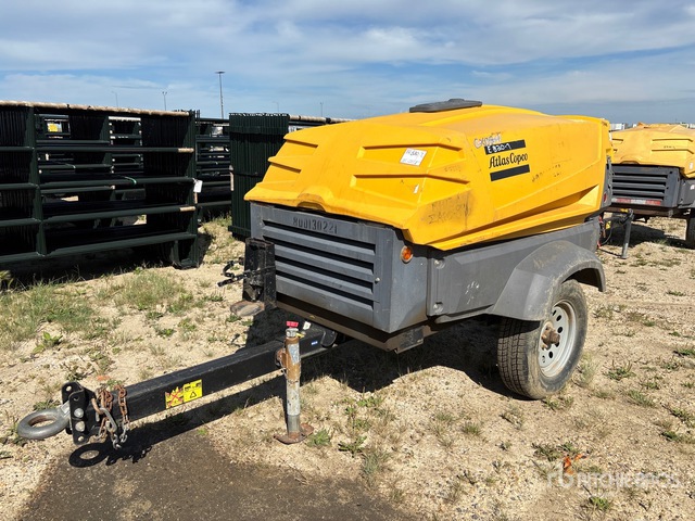 2016 Atlas Copco XAS 185 KD PE IT4 Mobile Air Compressor (Inoperable ...