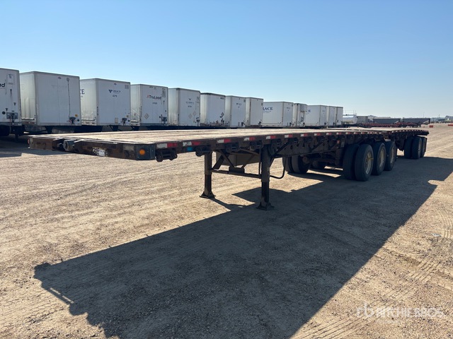 2014 Manac 32 ft Super B-Train Lead Flatbed Trailer | Ritchie Bros ...