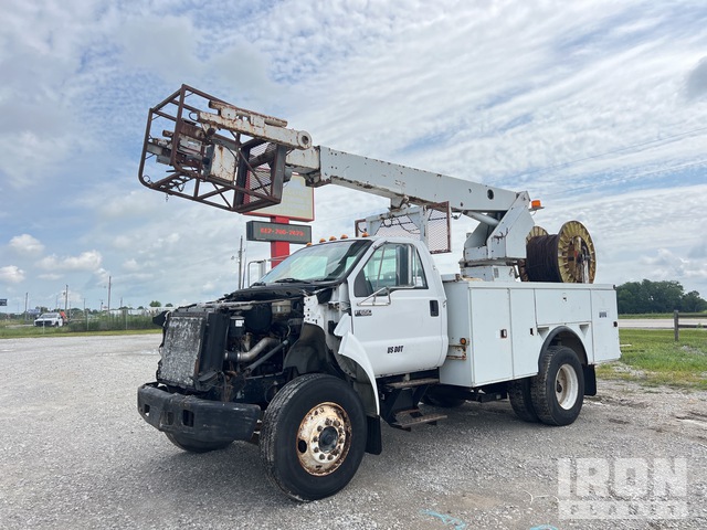 Altec AP40 33 ft on 2001 Ford F-650 XL 4x2 Cable Placer Bucket Truck in ...