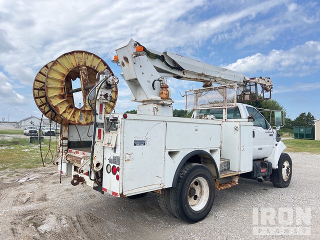 Altec AP40 33 ft on 2001 Ford F-650 XL 4x2 Cable Placer Bucket Truck in ...