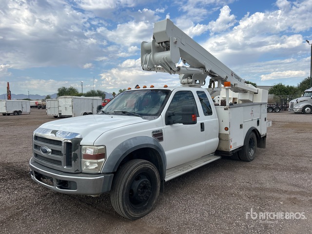 2007 Terex Hi-Ranger TL37M 37 ft on 2008 Ford F-550 XL 4x4 Extended Cab ...