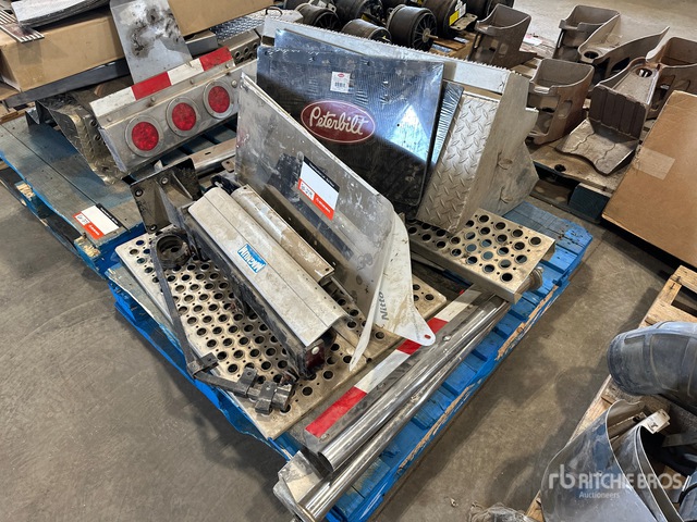 Quantity of Peterbilt Battery Box Covers and Mud Flap Brackets ...