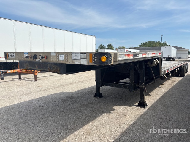 2006 Fontaine RDFT-1-8048WSAWK 48 ft T/A Spread Axle Step Deck Trailer ...