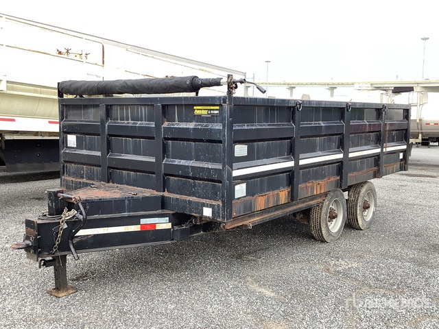2021 Salvation 16X102 16 ft T/A Dump Utility Trailer | Ritchie Bros ...