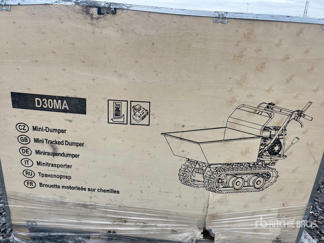 2025 AGT D30MA Walk-Behind Mini Dumper (Unused) | Ritchie Bros. Auctioneers