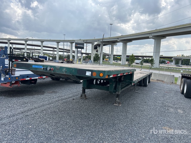 2002 Lufkin 48 ft T/A Spread Axle Single Drop Step Deck Trailer ...