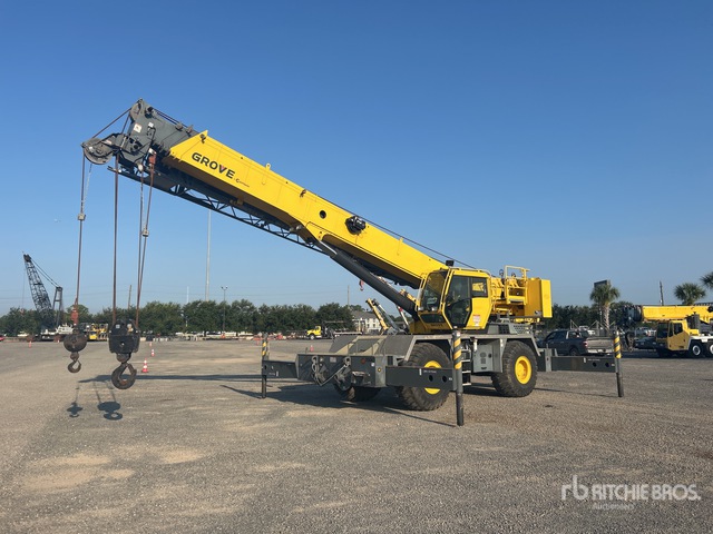 2015 Grove RT600E 50 ton 4x4x4 Rough Terrain Crane | Ritchie Bros ...