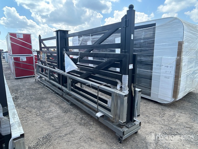 Suihe NFG-20FC-3 20 ft x 6 ft 9 in Wrought Iron Driveway Gate | Ritchie ...