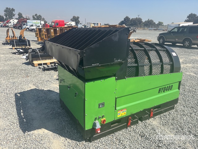 2025 HENGYIQUAN HYQ480 Skid Mounted 480v Circular Trommel Screen ...