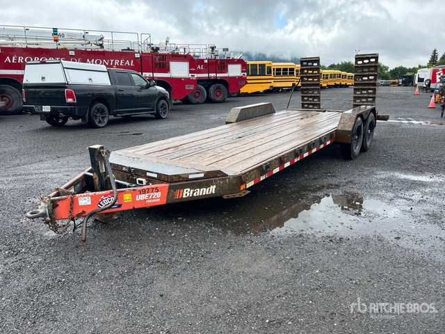 2021 Brandt UBE720 Premium 20 ft T/A Equipment Trailer | Ritchie Bros ...