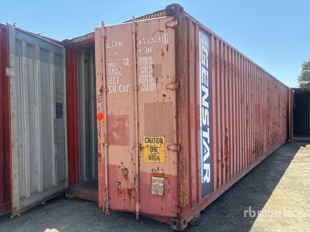 40 ft High Cube Storage Container | Ritchie Bros. Auctioneers