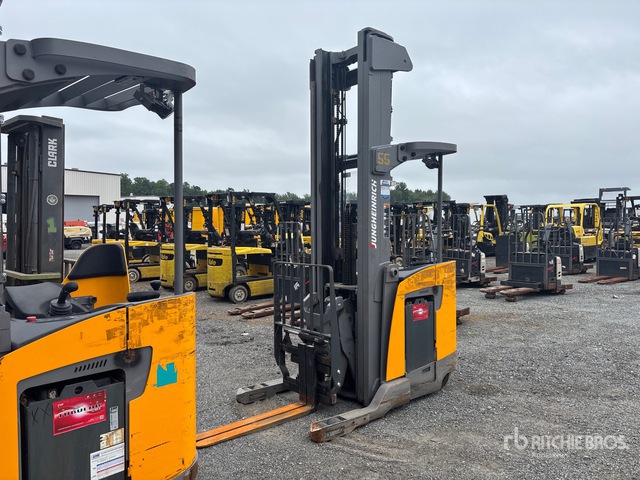 2018 Jungheinrich ETR235 3500 lb Reach Truck | Ritchie Bros. Auctioneers