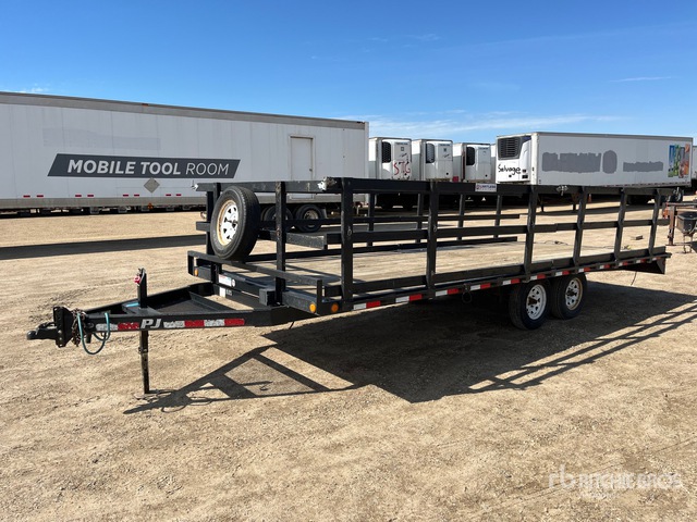 2018 PJ Trailers L5202 20 ft T/A Equipment Trailer | Ritchie Bros ...