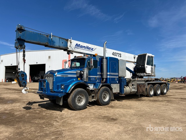 Manitex 4077S 40 ton Straight Boom on 2005 Kenworth T800B 10x6 Twin ...