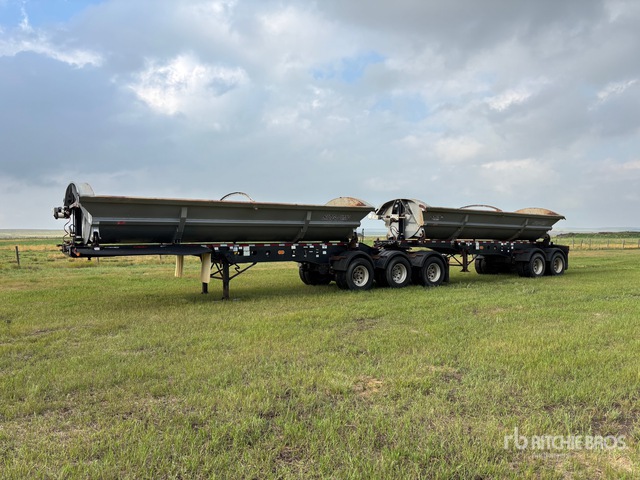 2013 Smithco 24 ft Tri/A Super B-Train Lead Side Dump Trailer | Ritchie ...