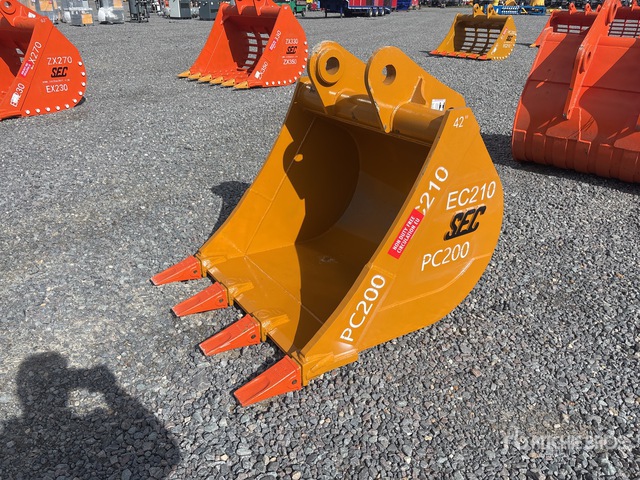 SEC 1070 mm Digging Bucket - Fits PC200-PC210 (Unused) | Ritchie Bros ...