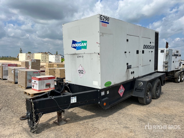 2015 Doosan G290 232 kW Mobile Generator Set | Ritchie Bros. Auctioneers
